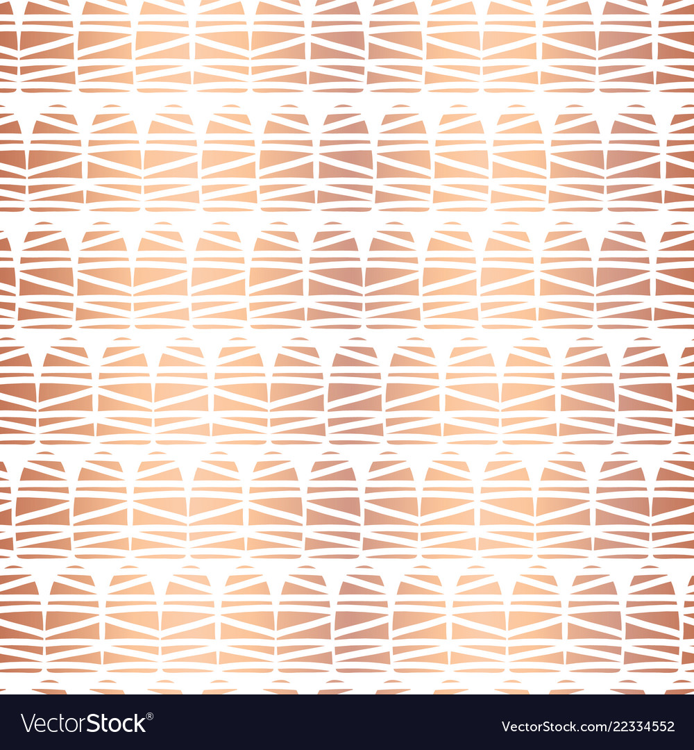 Copper foil doodle shape seamless pattern Vector Image