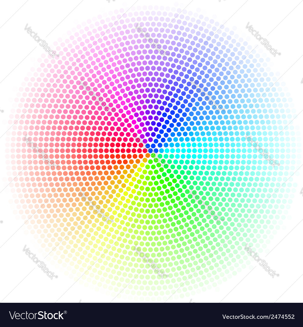 Dots digital form Royalty Free Vector Image - VectorStock