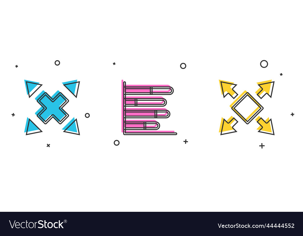 Set many ways directional arrow pie chart Vector Image Set many ways directional arrow pie chart Vector Image