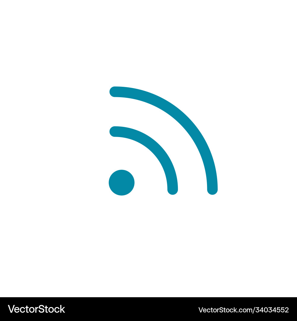 Wifi icon isolated hotspot symbol internet Vector Image