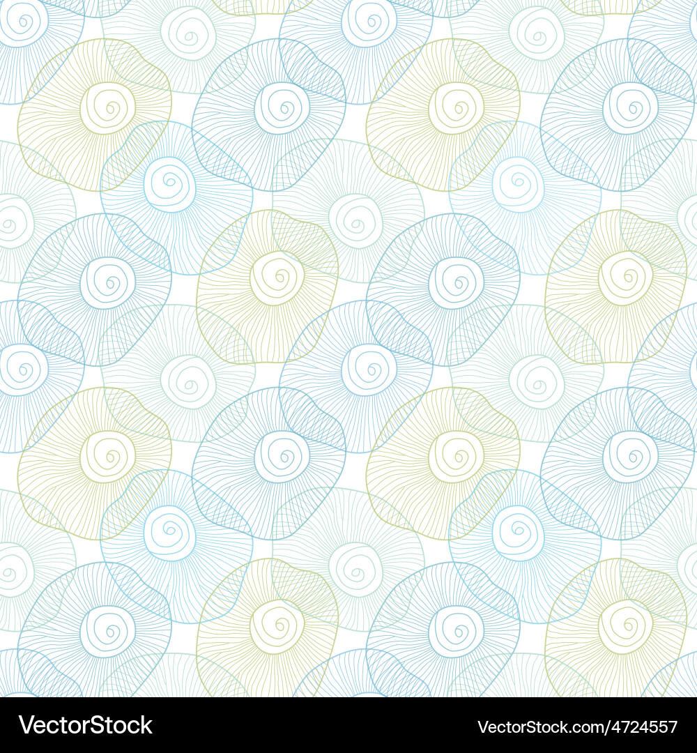 Abstract bubbles seamless pattern Royalty Free Vector Image