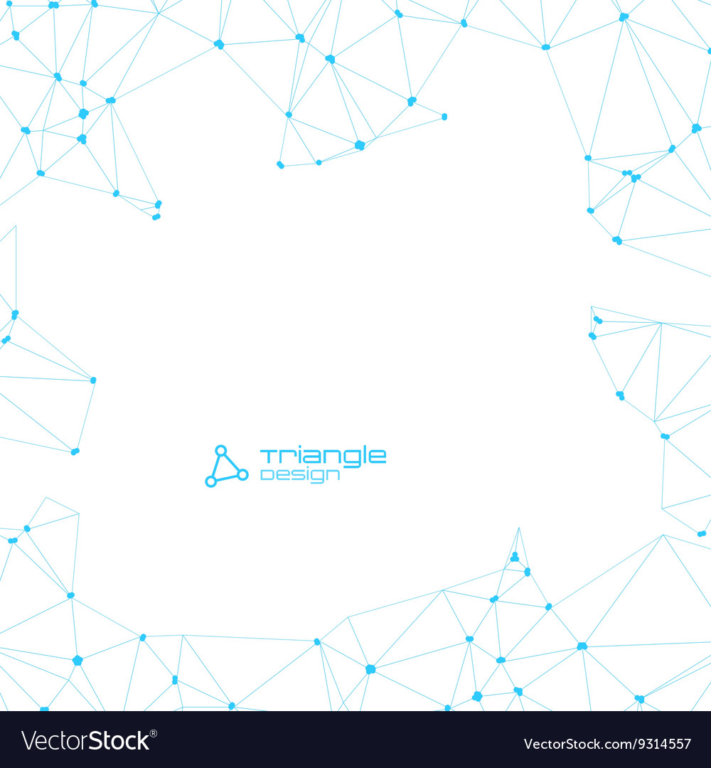 Abstract triangular background Royalty Free Vector Image