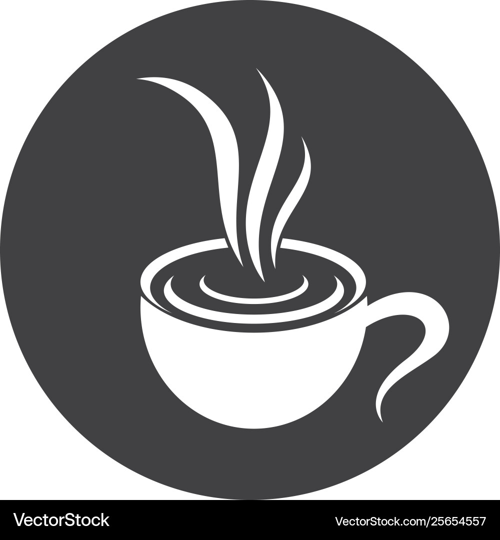 Coffee icon design Royalty Free Vector Image - VectorStock