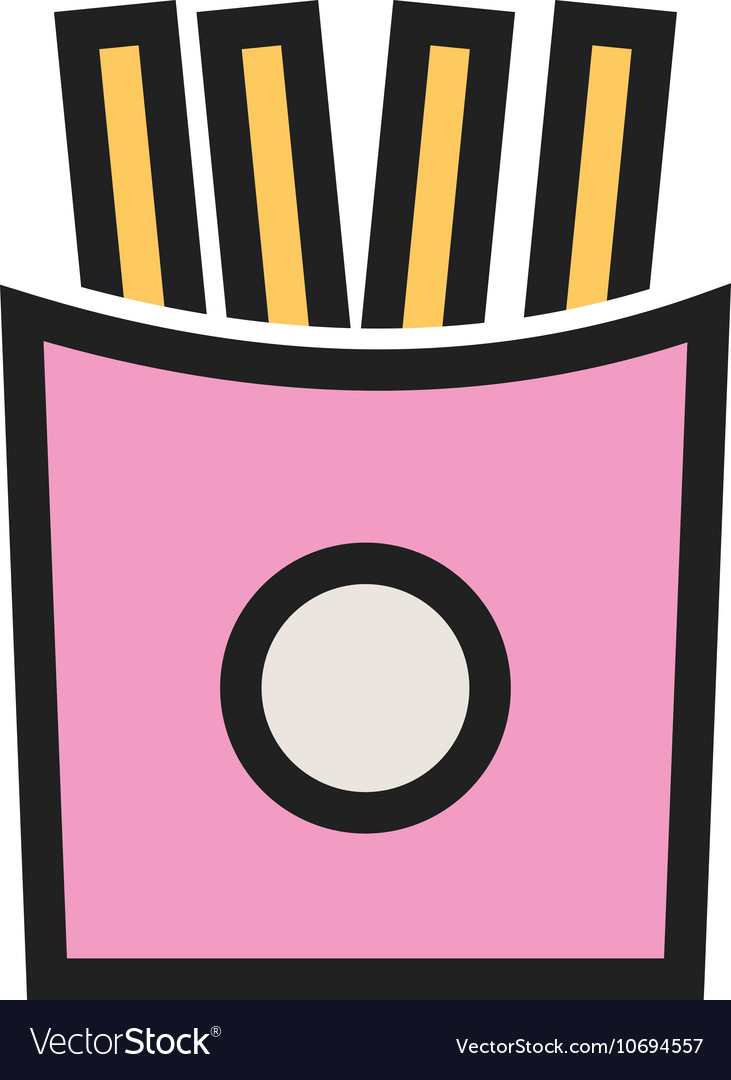 Fries Royalty Free Vector Image - VectorStock