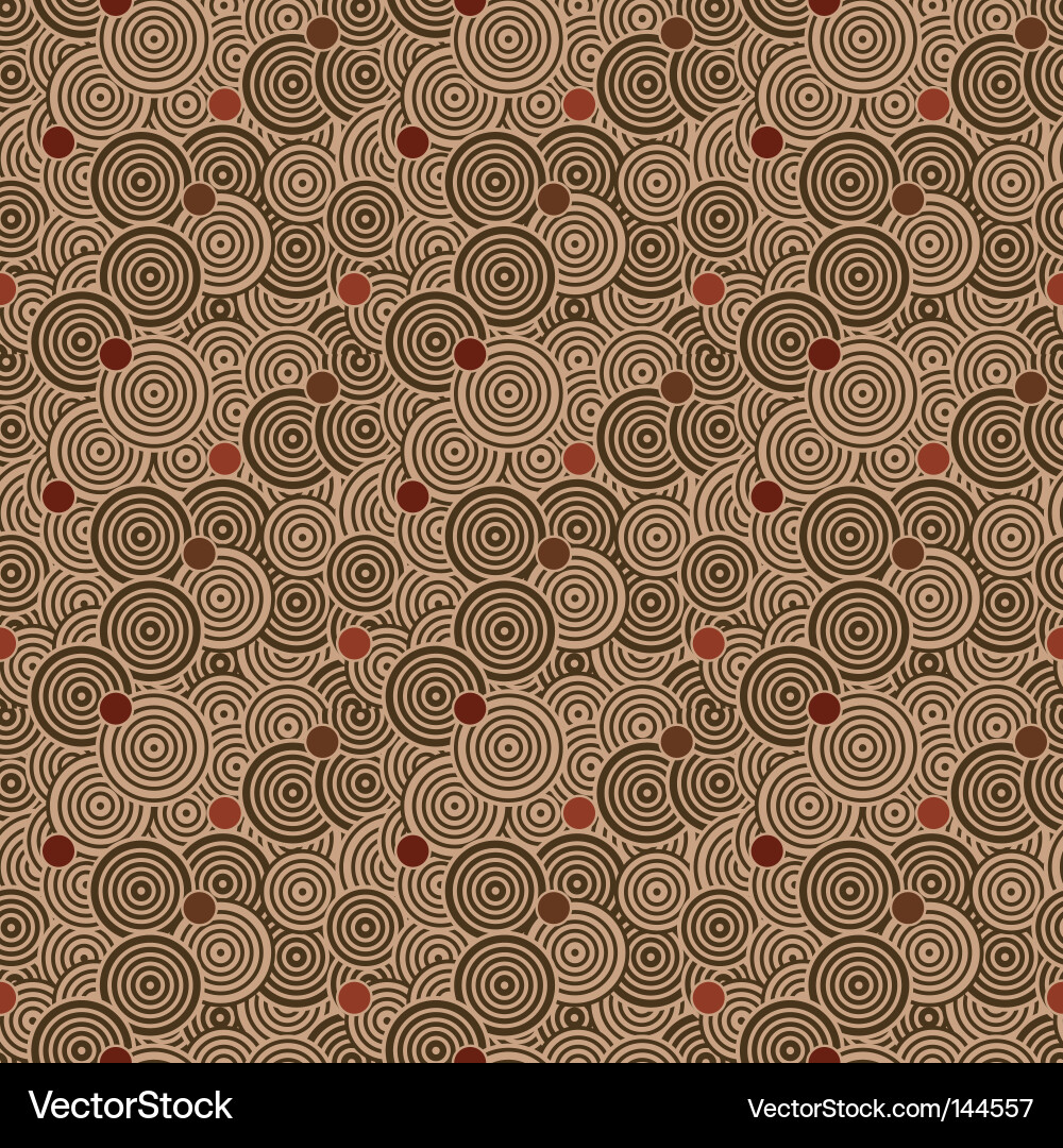 Seamless circle pattern with dots Royalty Free Vector Image