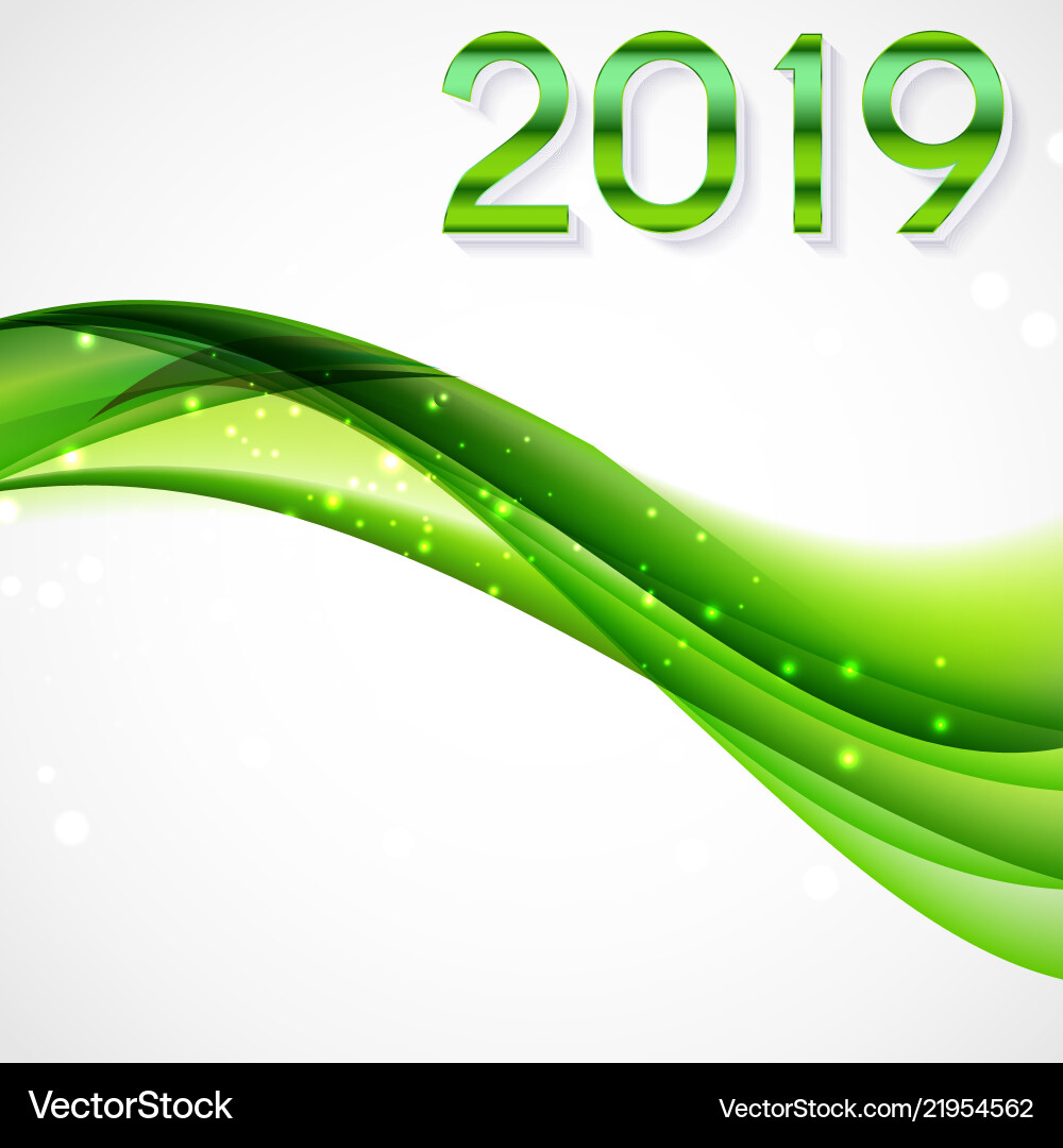 2019 abstract of new year Royalty Free Vector Image