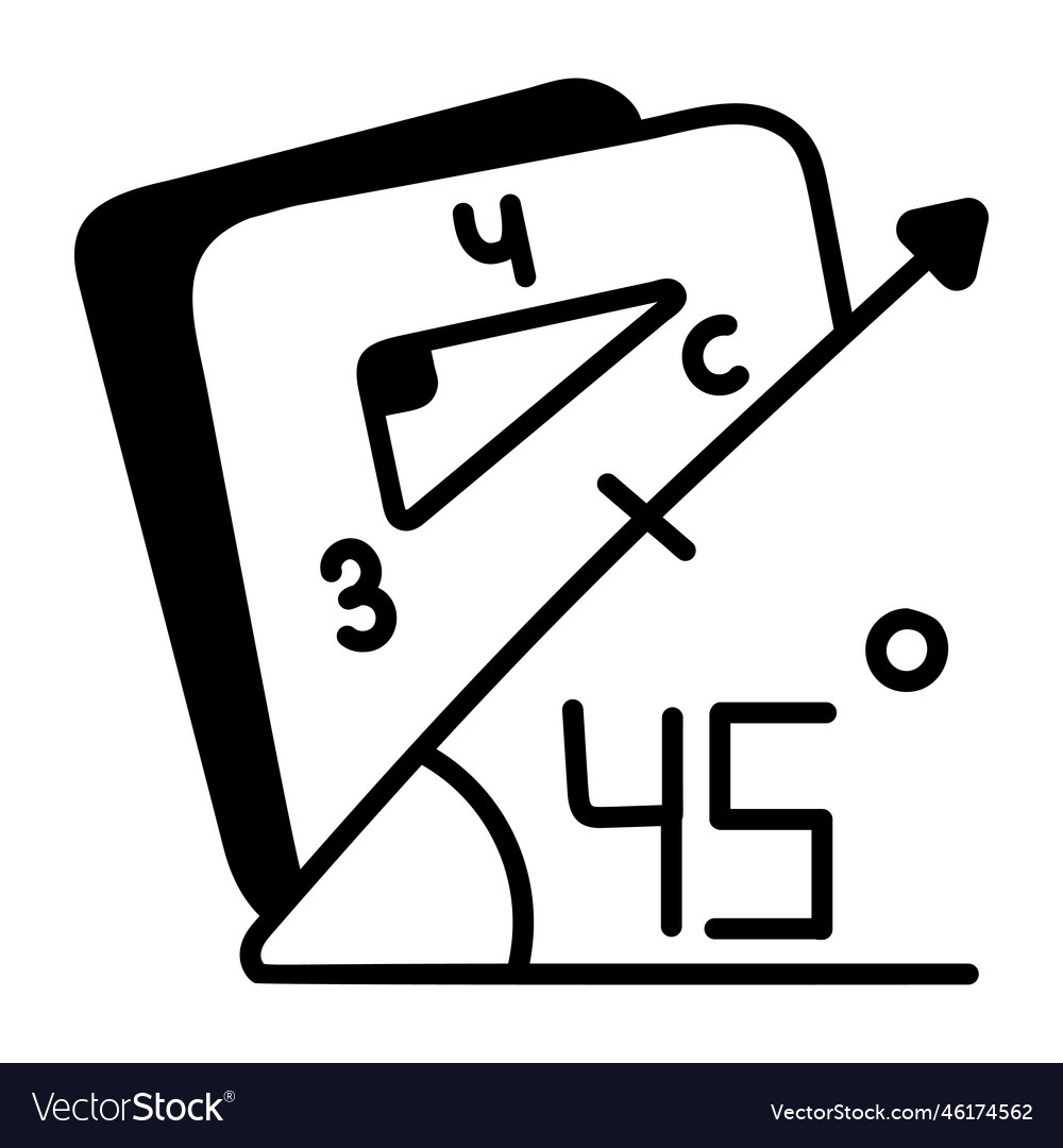 Acute angle Royalty Free Vector Image - VectorStock