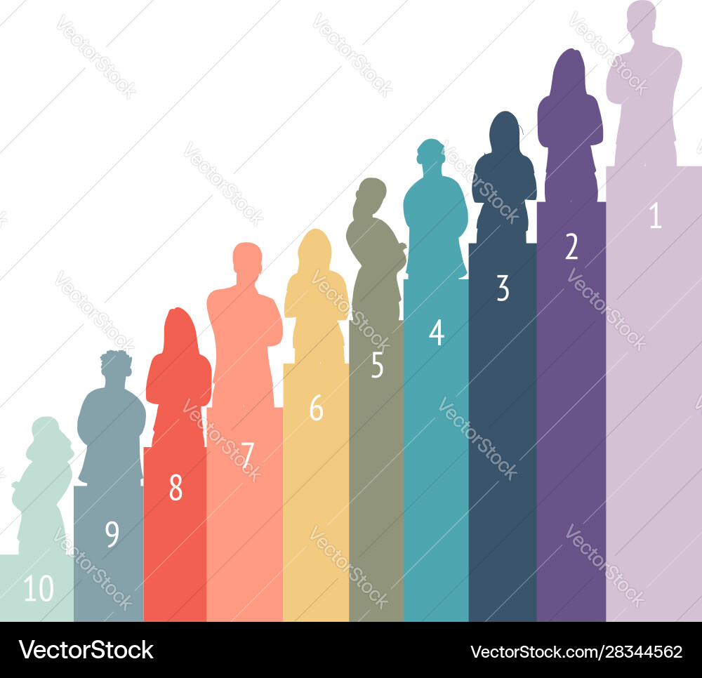 Business team and teamwork concept in flat design Vector Image