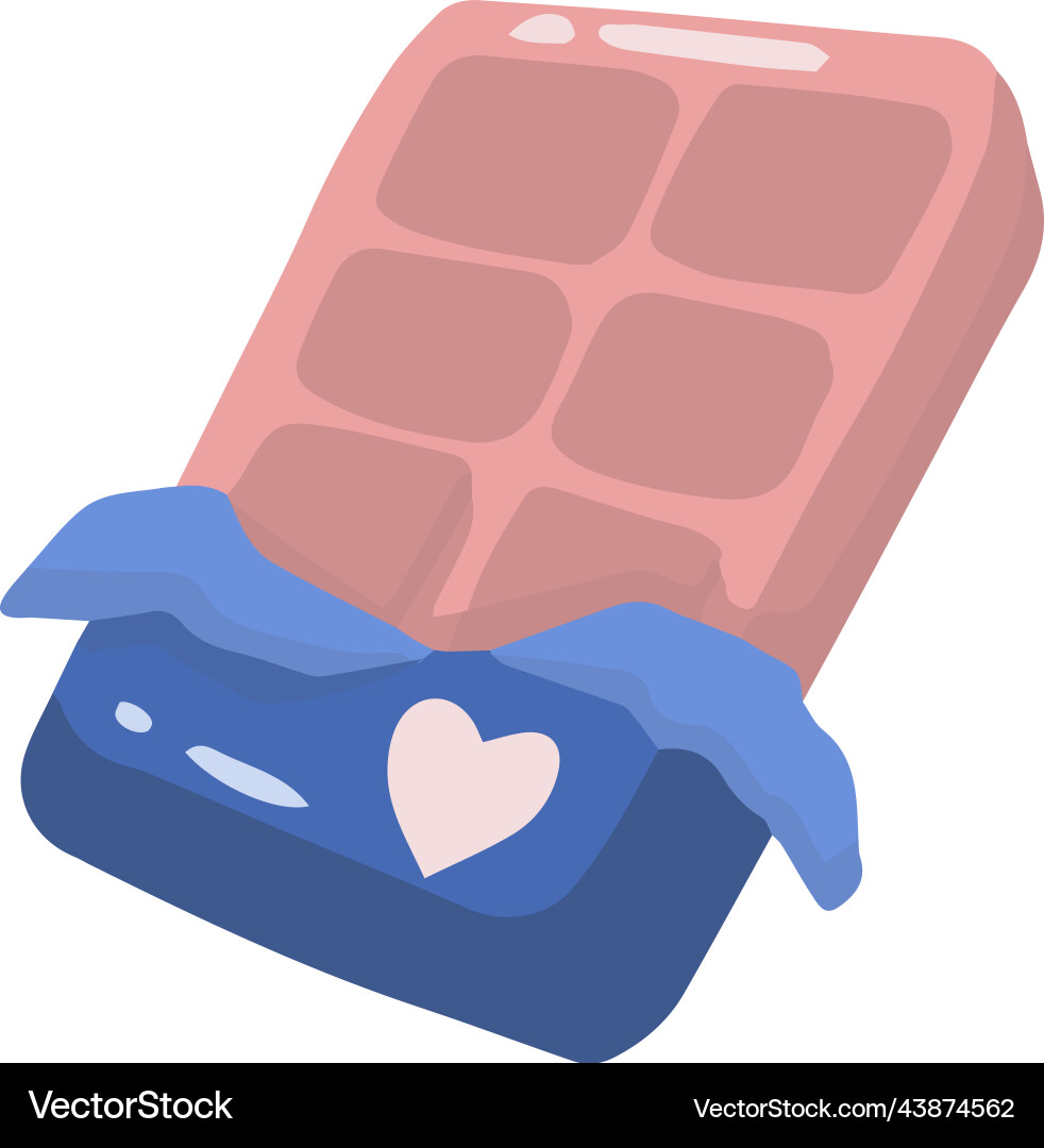 Hand drawn valentines day chocolate Royalty Free Vector