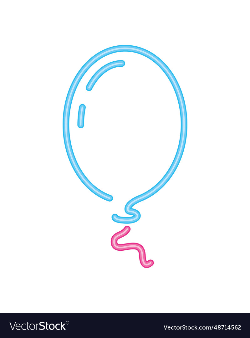 Helium neon light balloon icon Royalty Free Vector Image Helium neon light balloon icon Royalty Free Vector Image