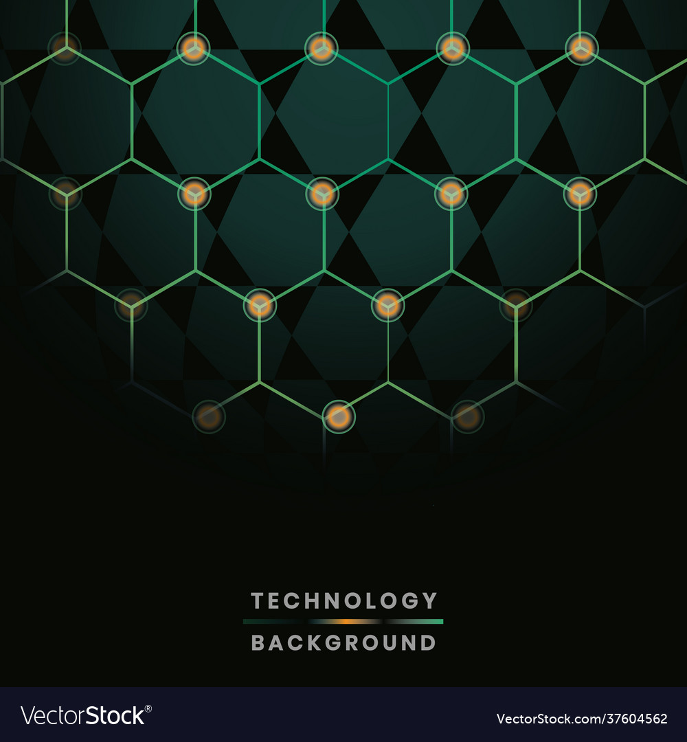 Network and technology background Royalty Free Vector Image