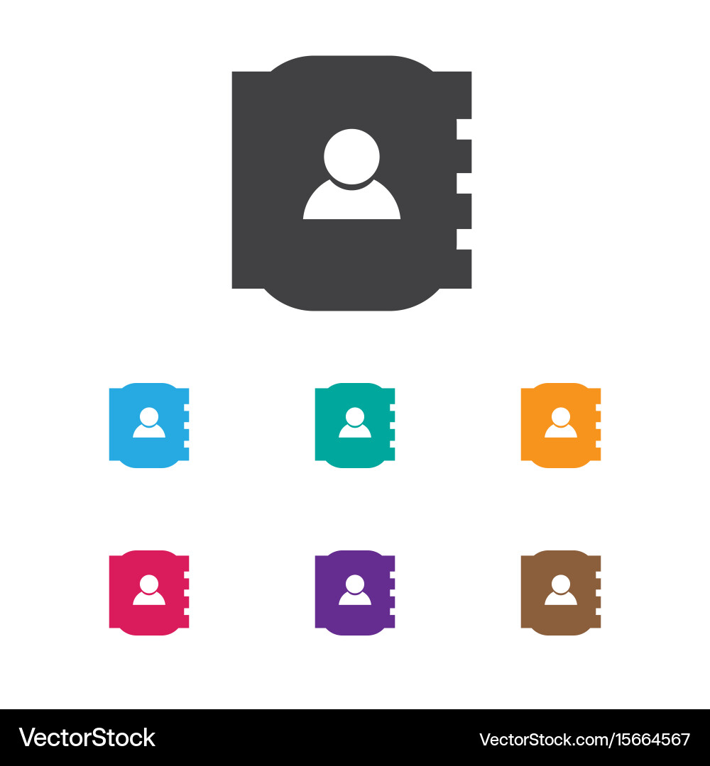 Business symbol on personal Royalty Free Vector Image