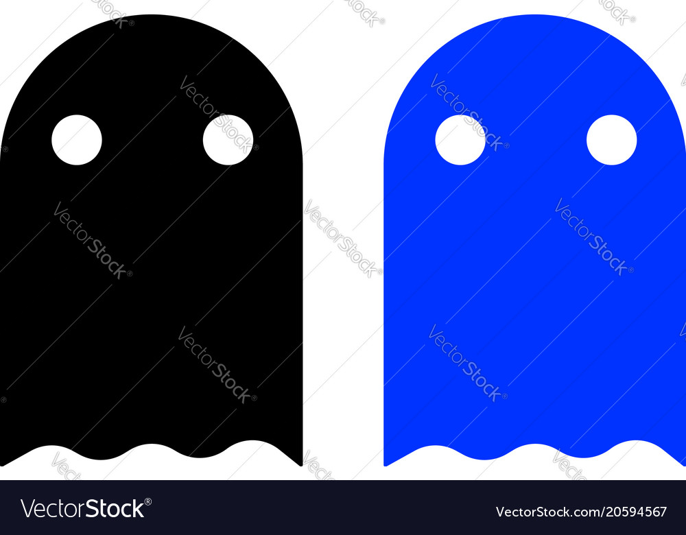 Ghost flat icon Royalty Free Vector Image - VectorStock