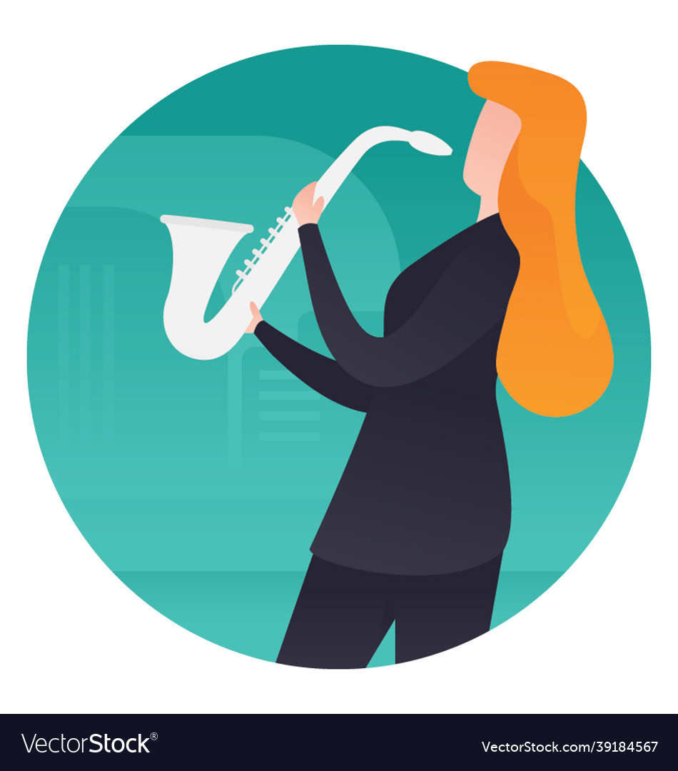 Playing bugle Royalty Free Vector Image - VectorStock