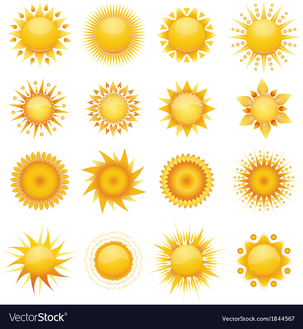Sun Royalty Free Vector Image - VectorStock