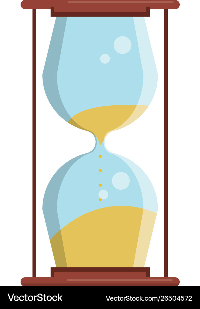 Time clock watch alarm cartoon Royalty Free Vector Image