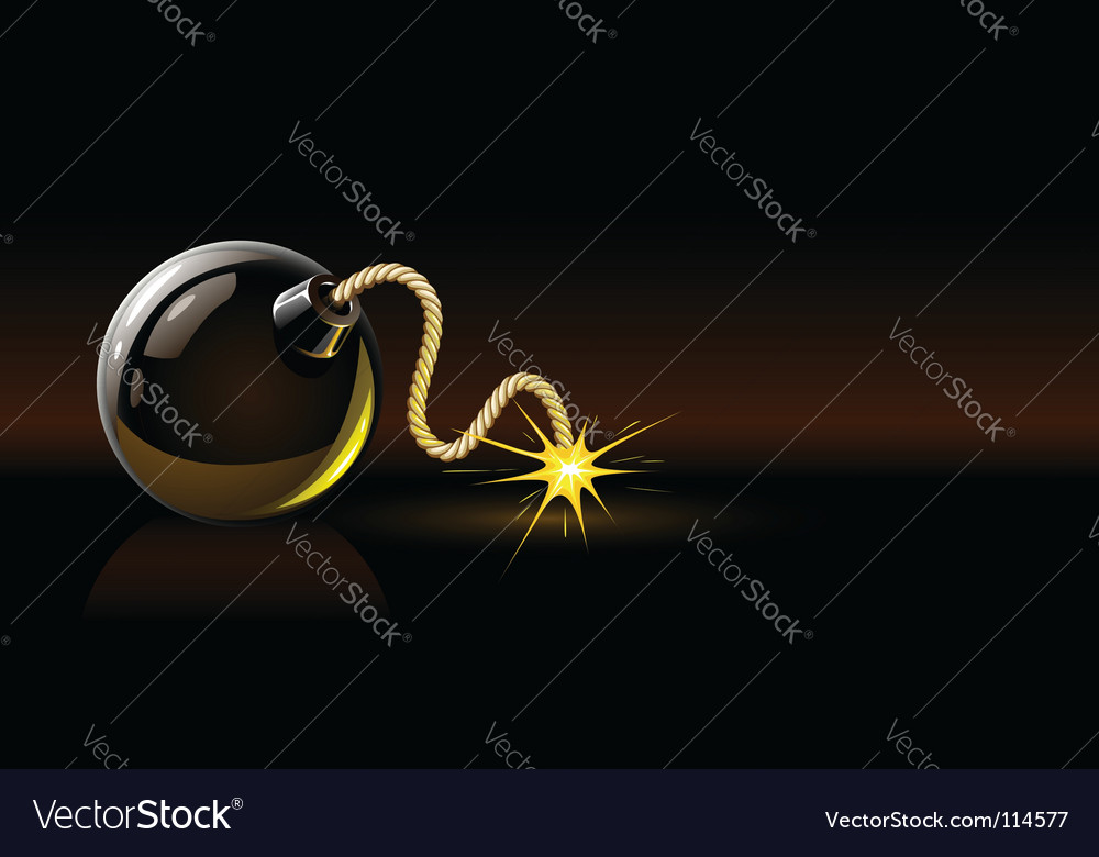 Bomb Royalty Free Vector Image - VectorStock