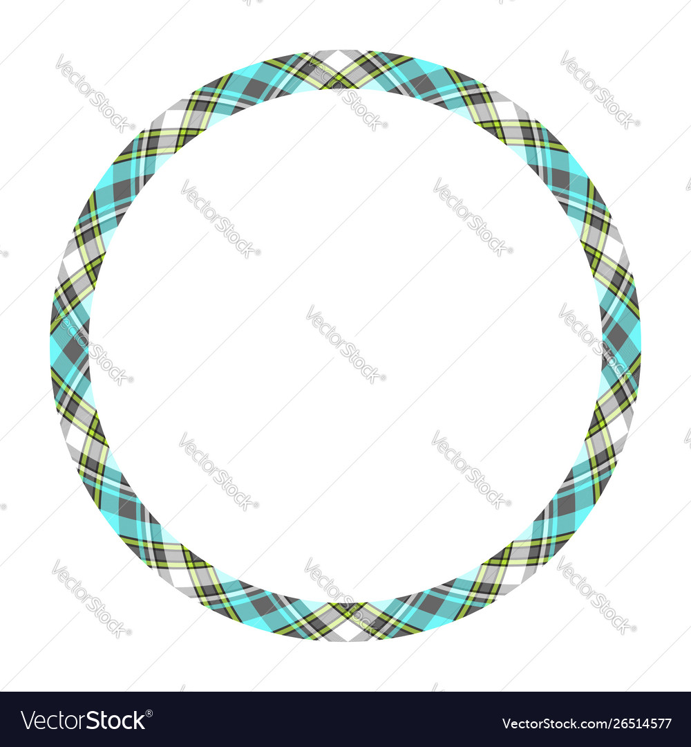 Circle borders and frames round border pattern Vector Image
