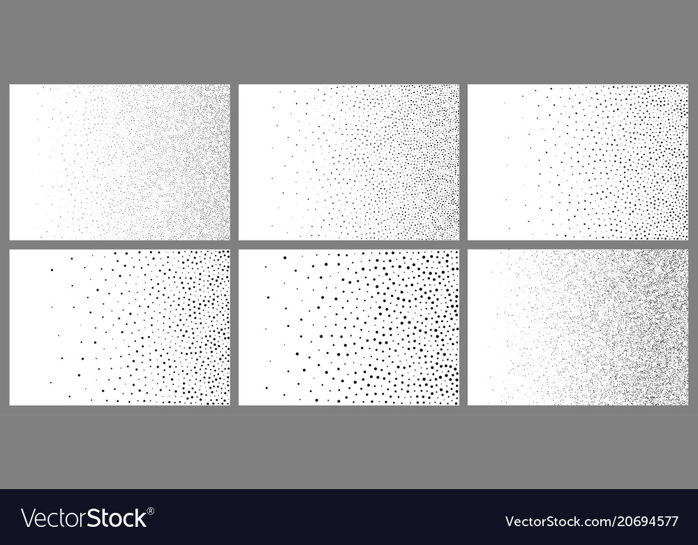 Halftone abstract gradient random dots backgrounds