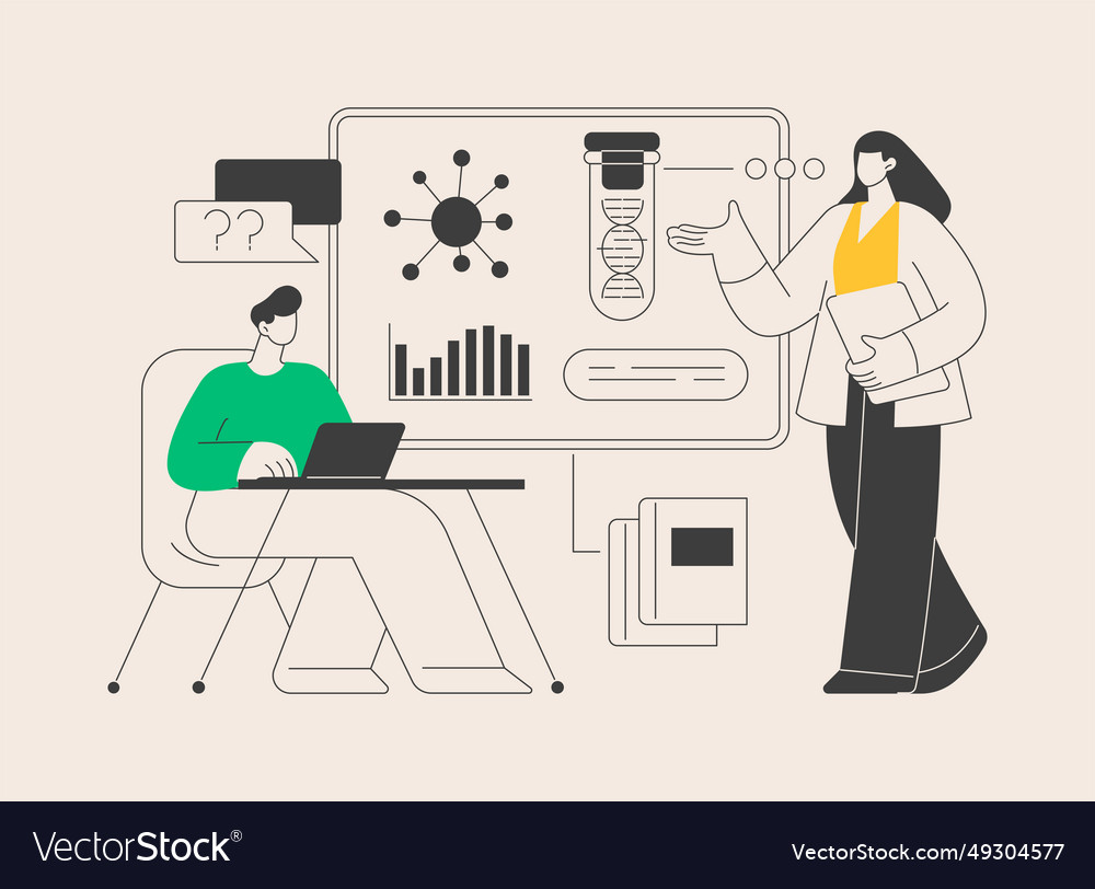 Hpv education programs abstract concept Royalty Free Vector