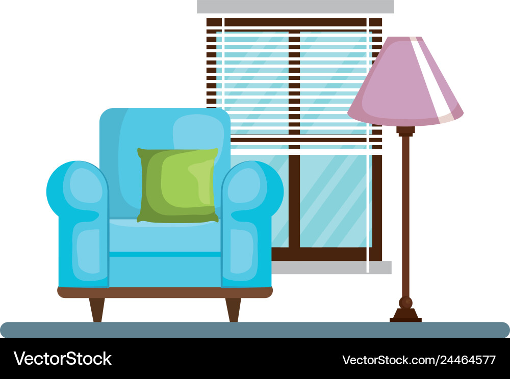 Living room house place Royalty Free Vector Image