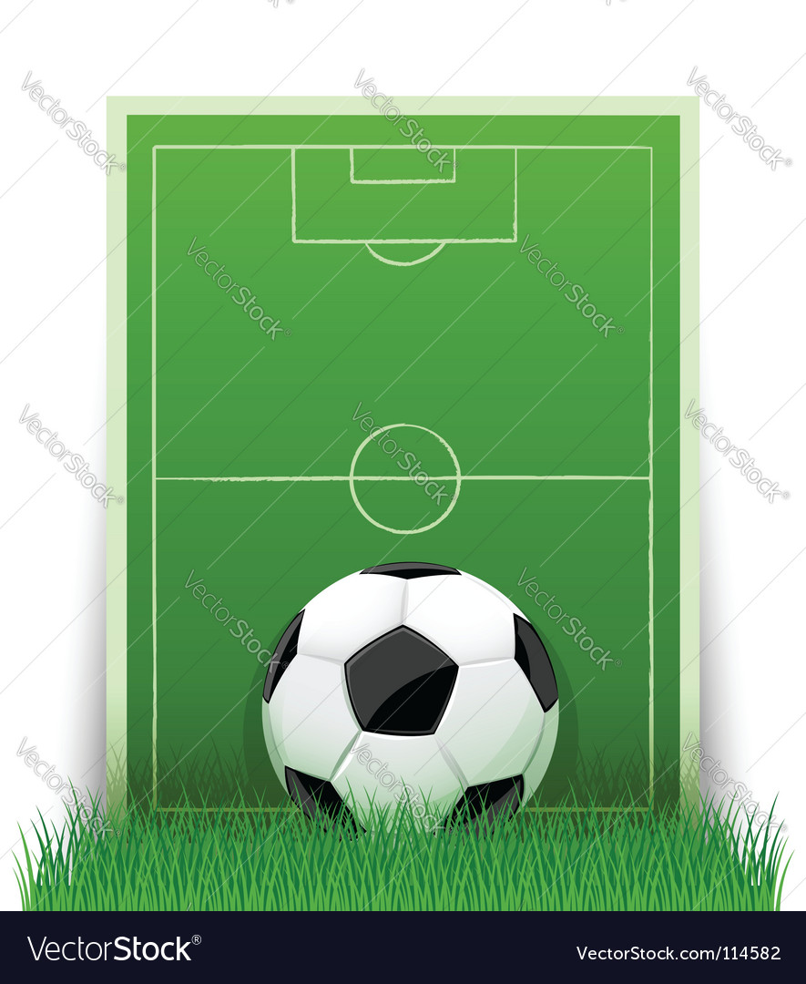 Soccer background Royalty Free Vector Image - VectorStock