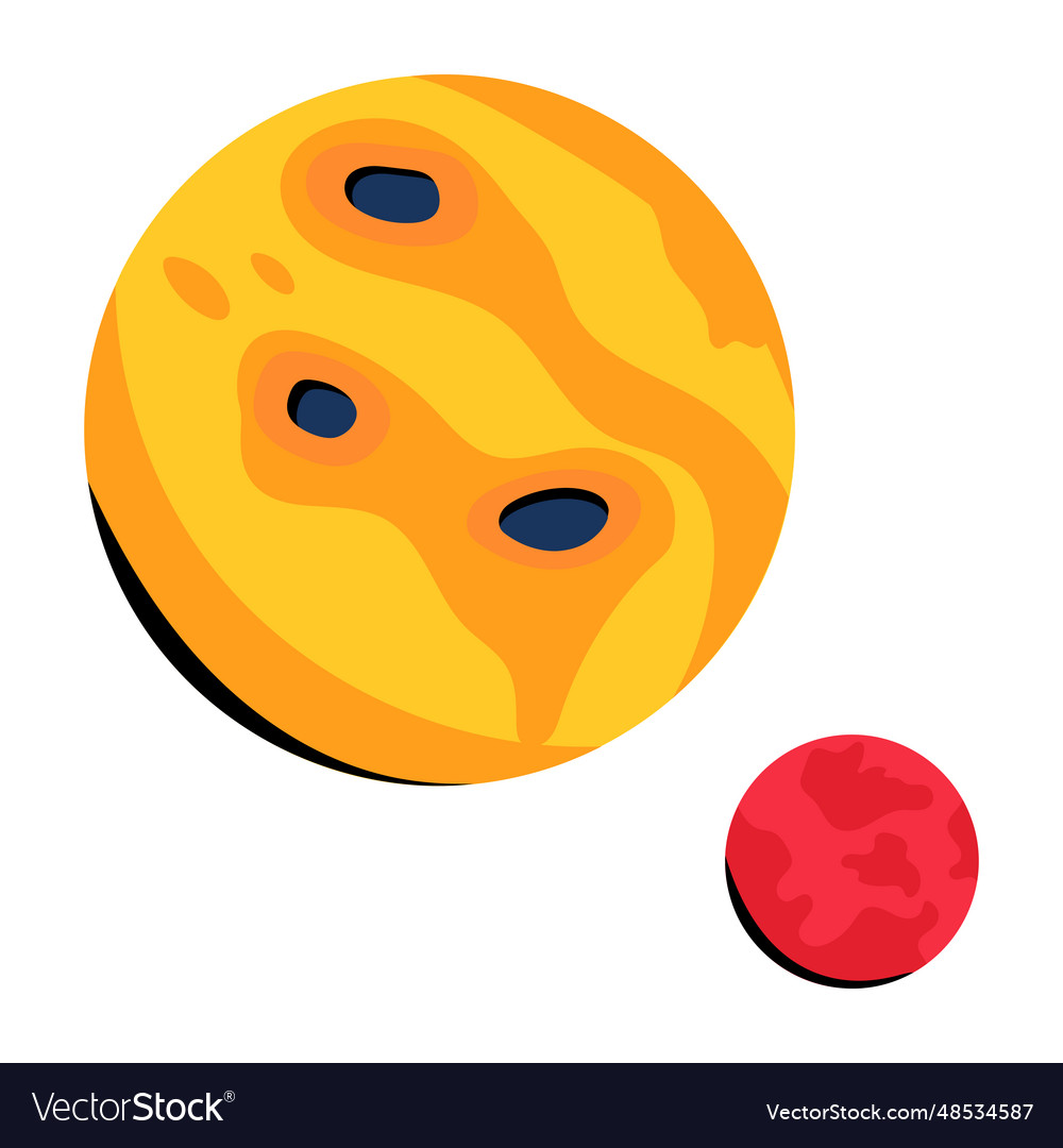 Space planets Royalty Free Vector Image - VectorStock