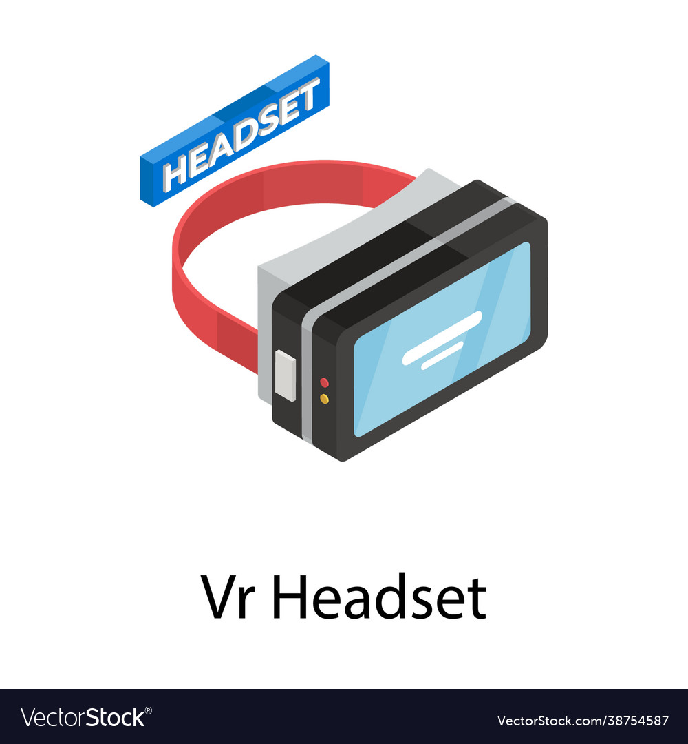 Vr headset Royalty Free Vector Image - VectorStock