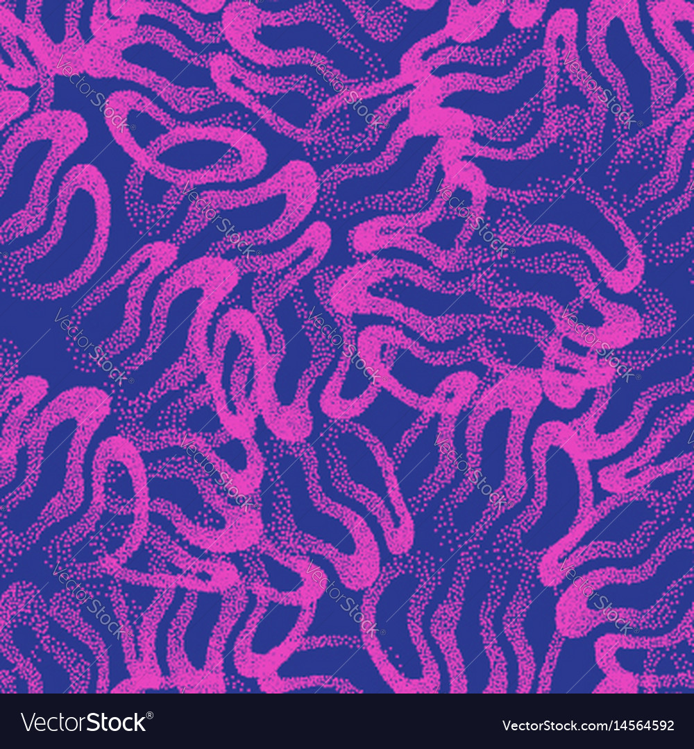 Abstract Stippled Weird Seamless Pattern Vector Image