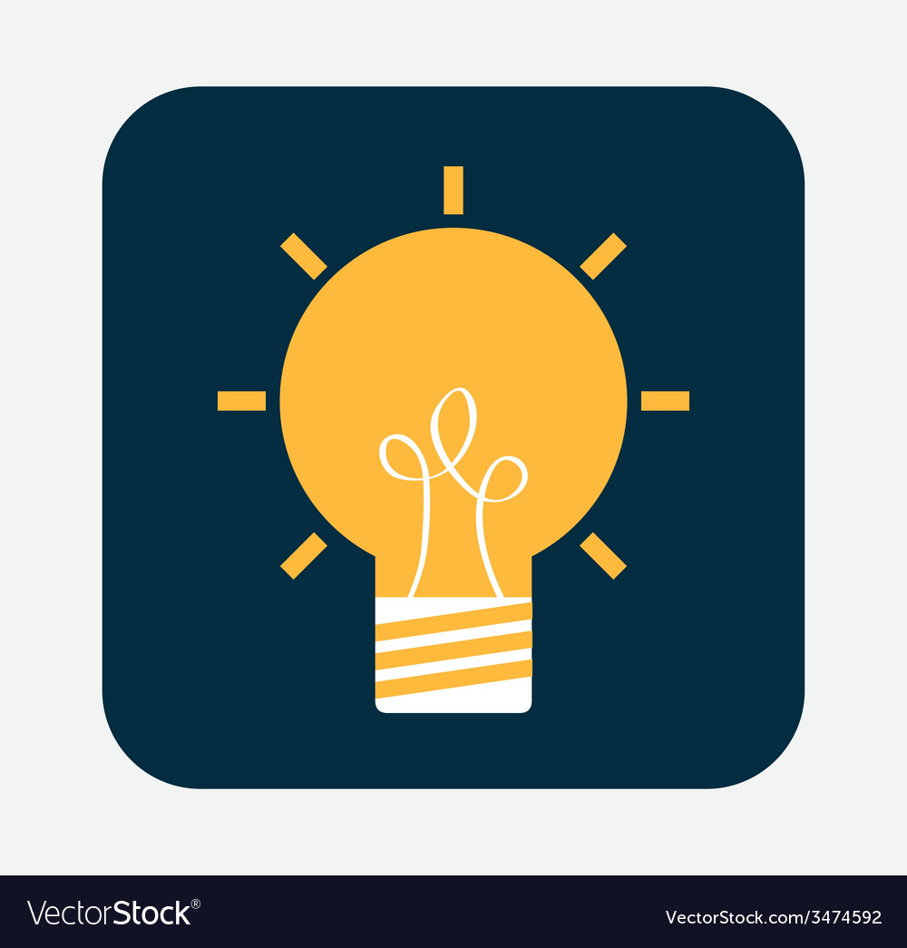 Bulb design Royalty Free Vector Image - VectorStock