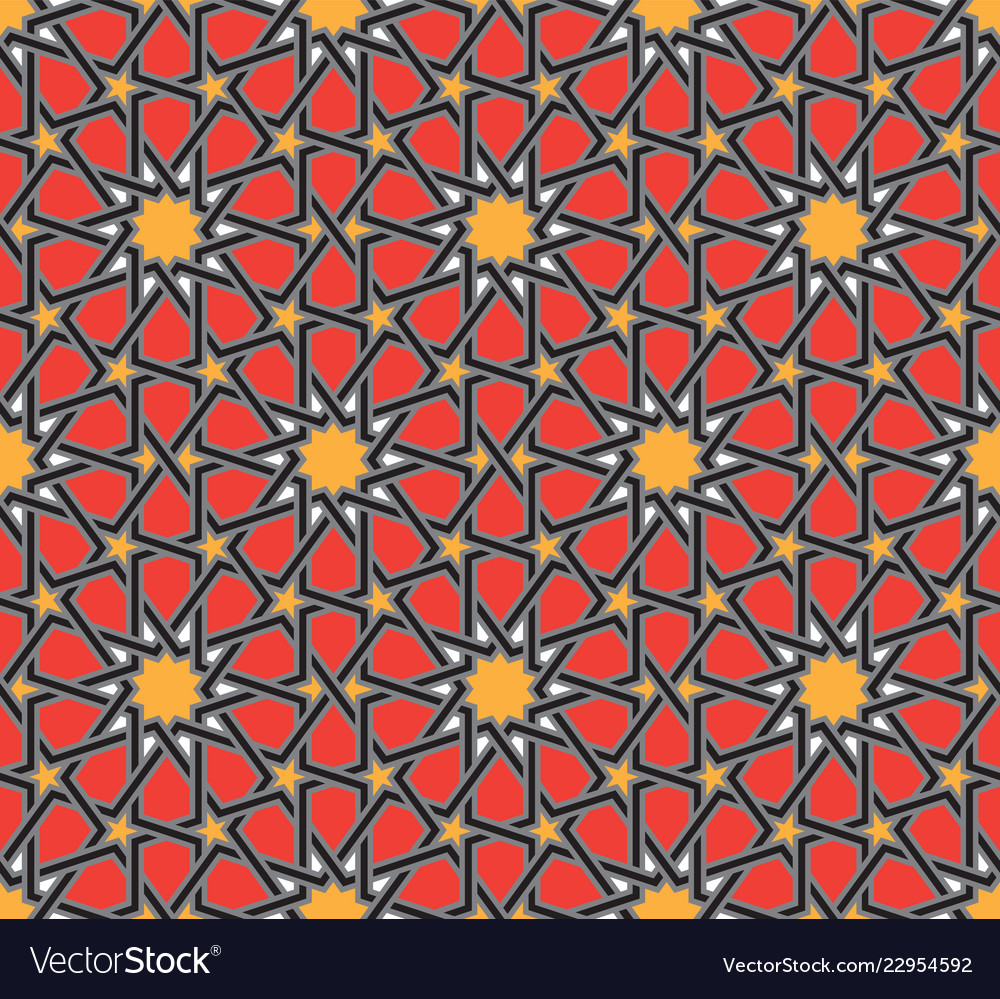 Classical moroccan geometric seamless pattern Vector Image