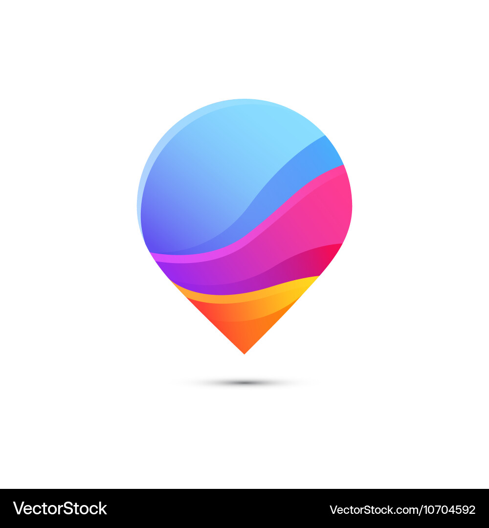 Creative abstract logo Royalty Free Vector Image