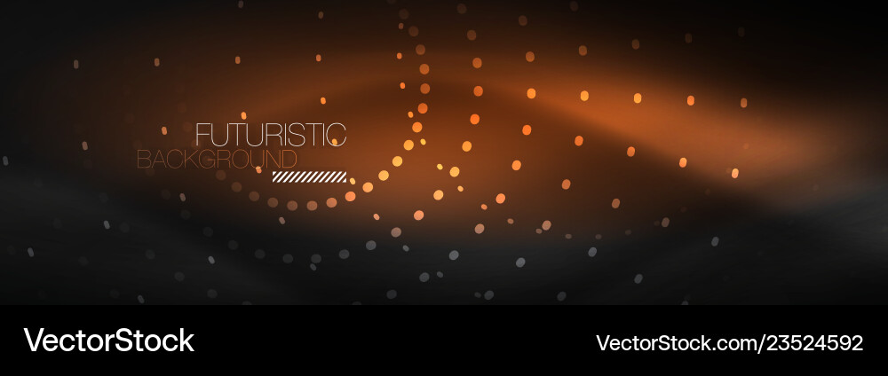 Glowing neon circle line dots round line design Vector Image