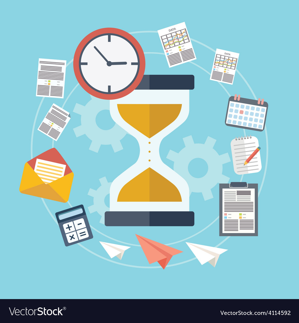 Time Royalty Free Vector Image - VectorStock