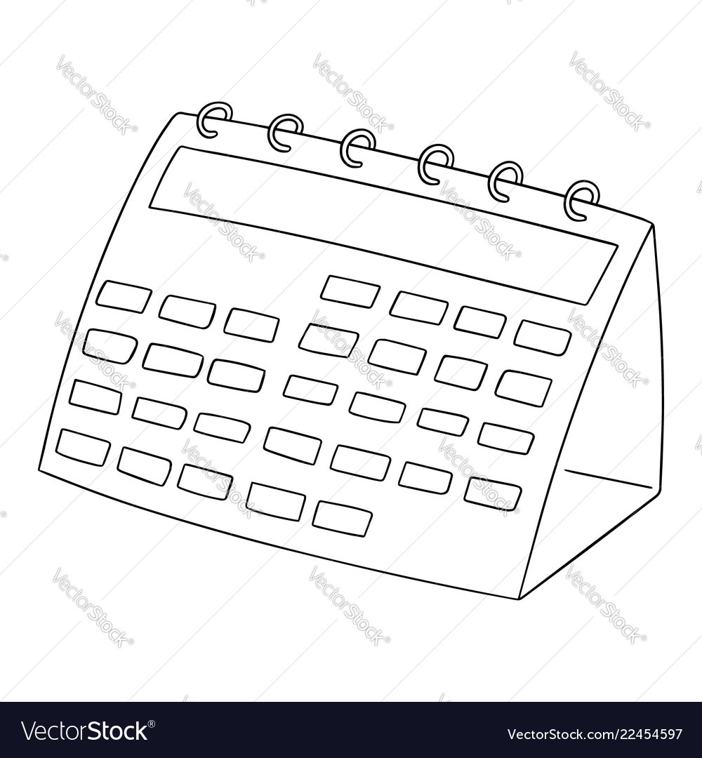 Calendar Royalty Free Vector Image - VectorStock