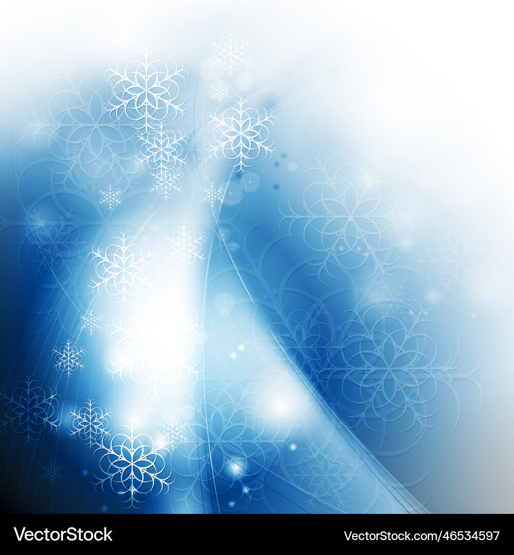 Christmas greeting card winter background Vector Image