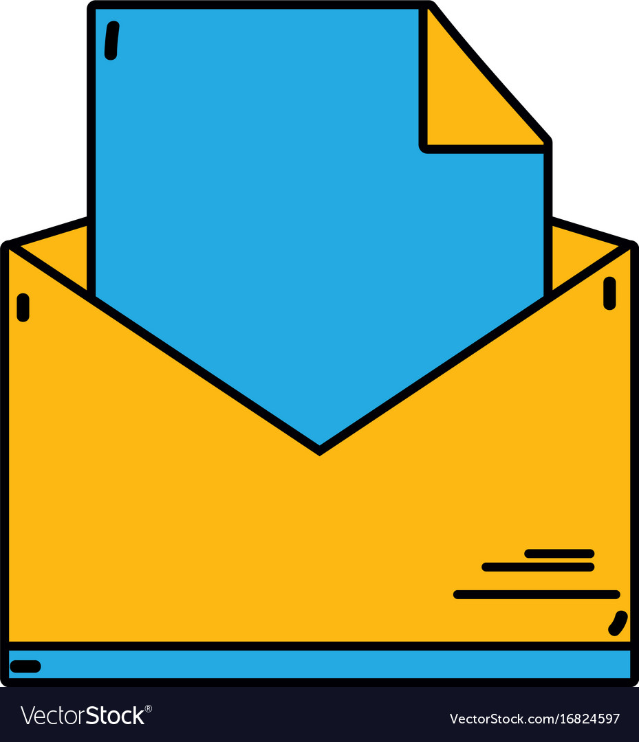 Folder file document information archive Vector Image