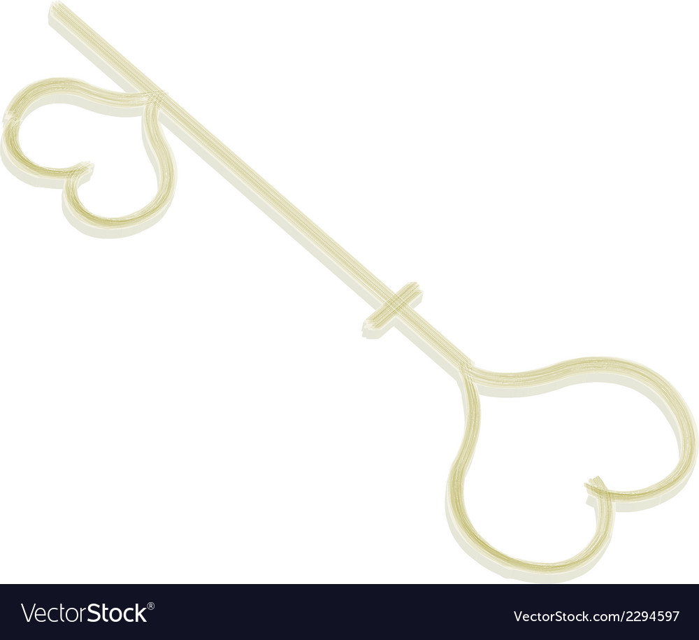 Key 1 v Royalty Free Vector Image - VectorStock