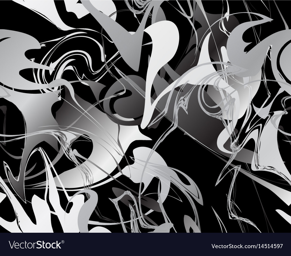 Marble silver texture seamless pattern Royalty Free Vector