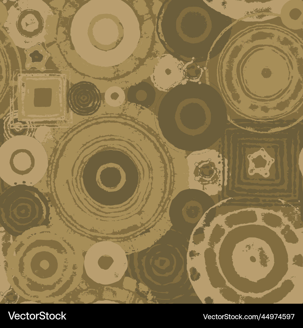 Seamless abstract pattern of geometric shapes Vector Image