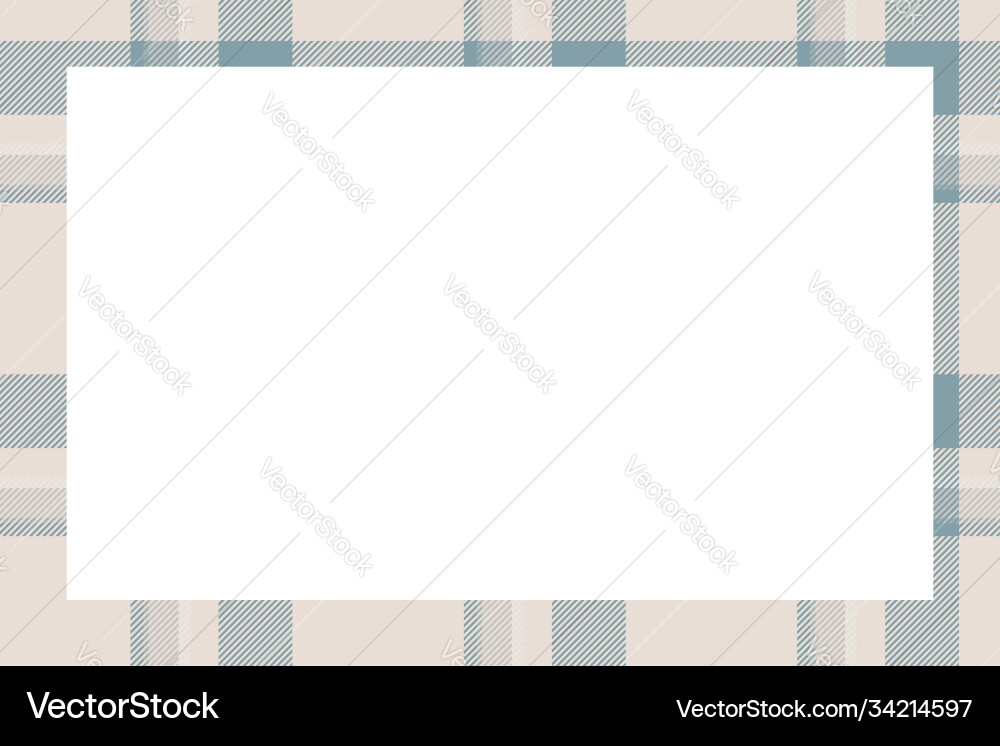 Vintage frame scottish border pattern retro Vector Image