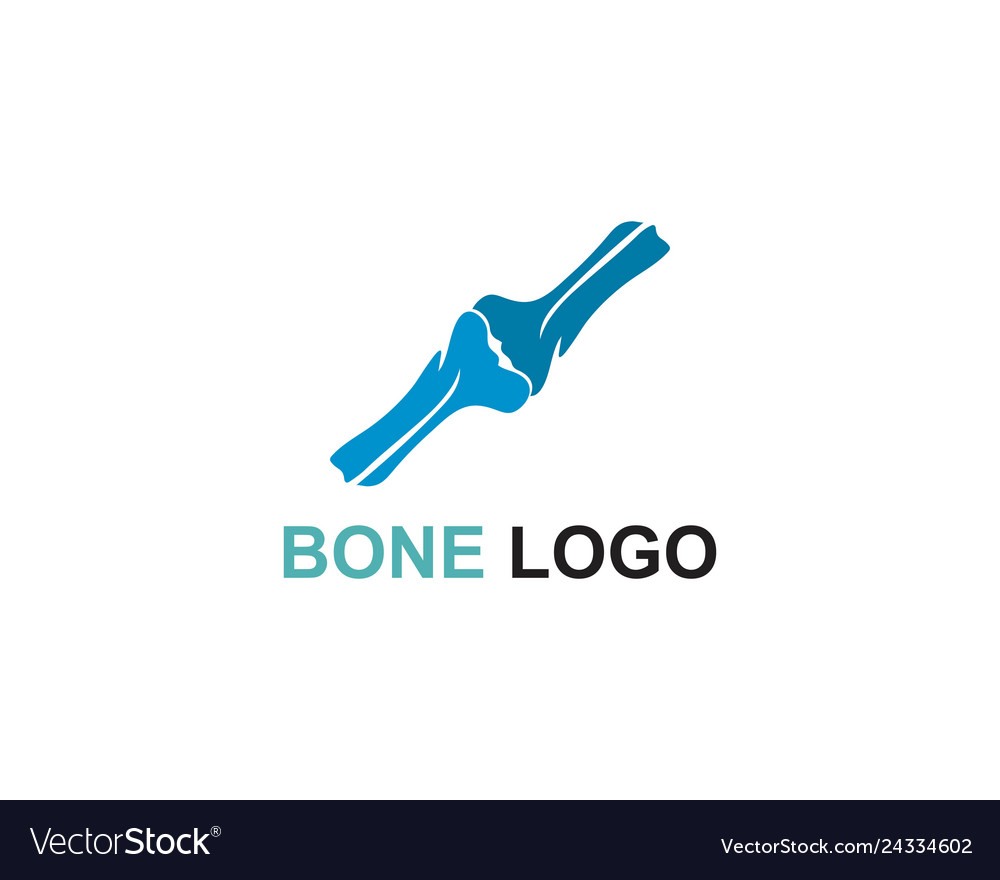 Bone logo template Royalty Free Vector Image - VectorStock