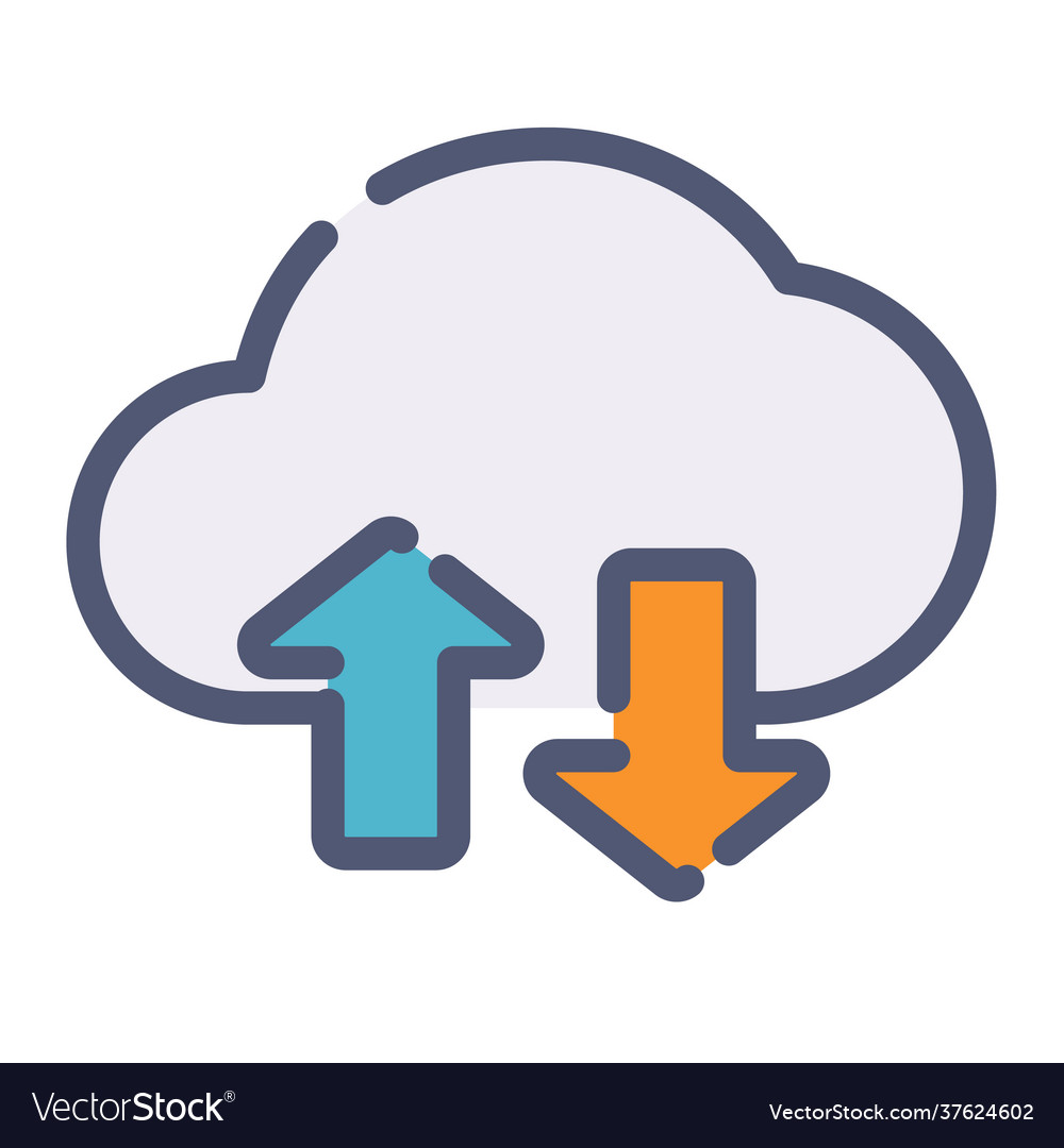 Connection transfer cloud wireless single Vector Image Connection transfer cloud wireless single Vector Image