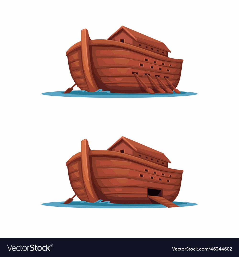Noah ark ancient ship religion historical Vector Image Noah ark ancient ship religion historical Vector Image