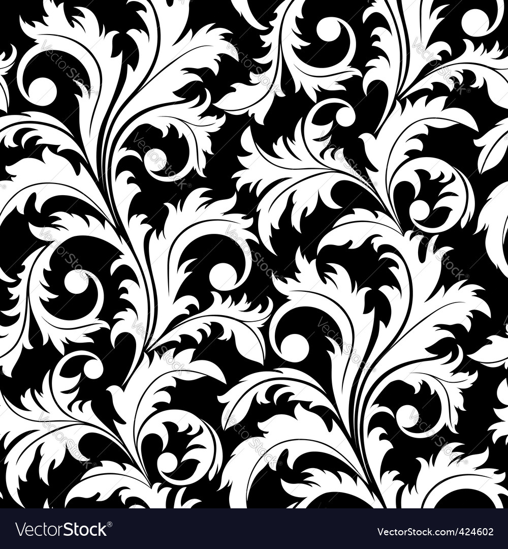 Plant pattern Royalty Free Vector Image - VectorStock