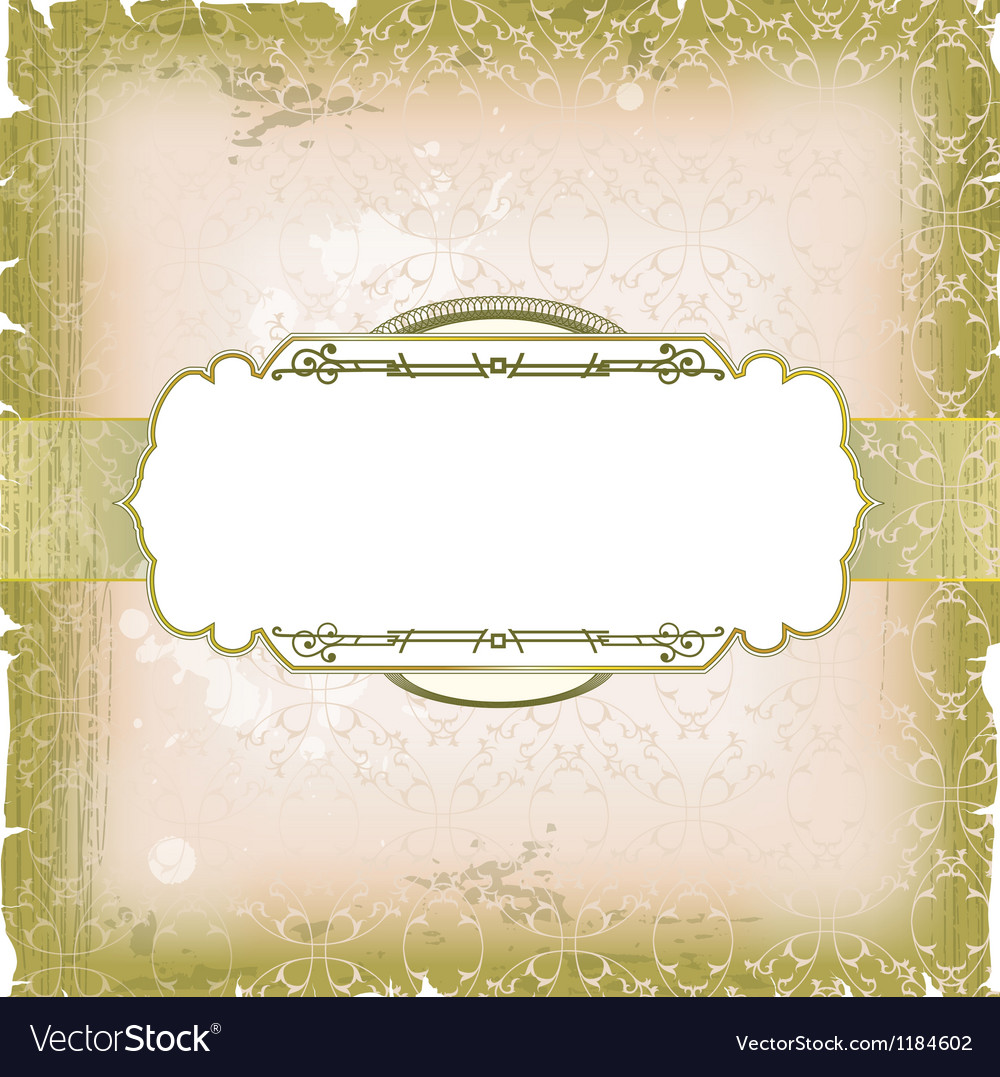 Template frame Royalty Free Vector Image - VectorStock