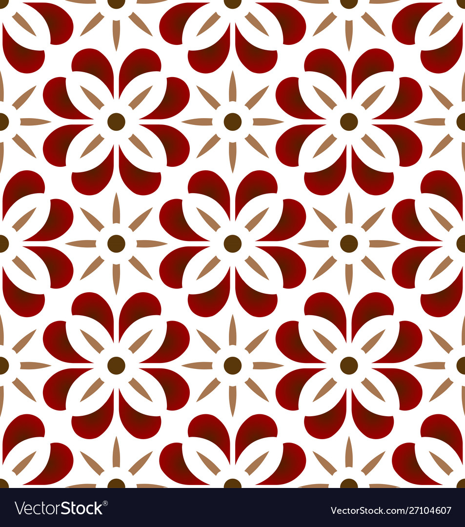 Cute tile pattern Royalty Free Vector Image - VectorStock