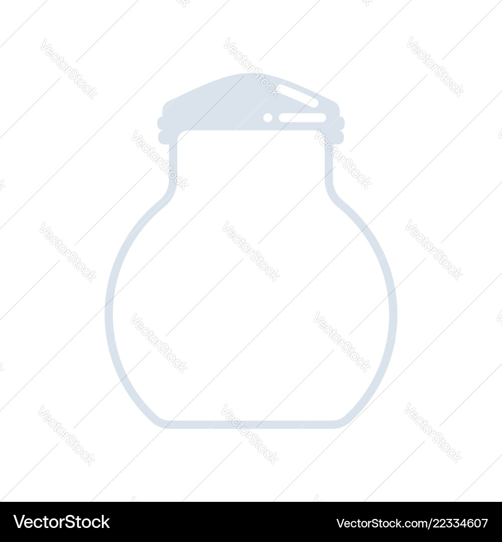 Empty jar for cookies isolated oatmeal cookie in Vector Image