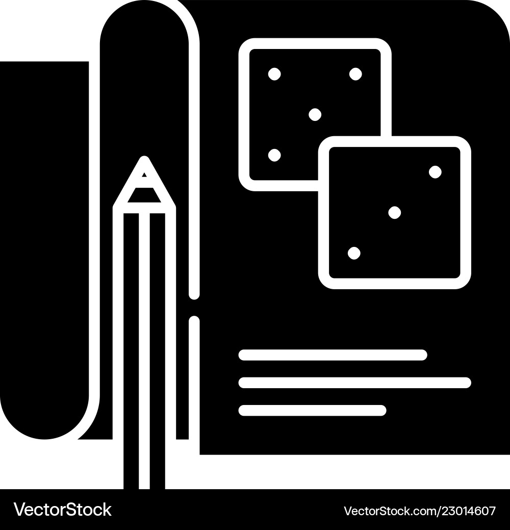 Game account black icon sign on isolated Vector Image