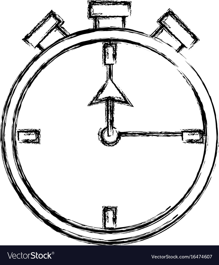 Sport timer chronometer Royalty Free Vector Image